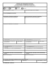 DD Form 1150 Download Fillable PDF Or Fill Online Request For Issue Transfer Turn In