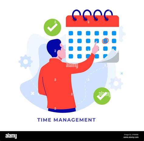 Business Planning Concept Scheduling Time Management Setting
