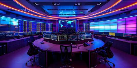 Exploring A Futuristic Control Room Immersive Technology And Data Visualization In A Modern
