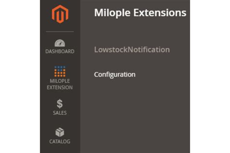 Magento Low Stock Notification Email To Admin Milople