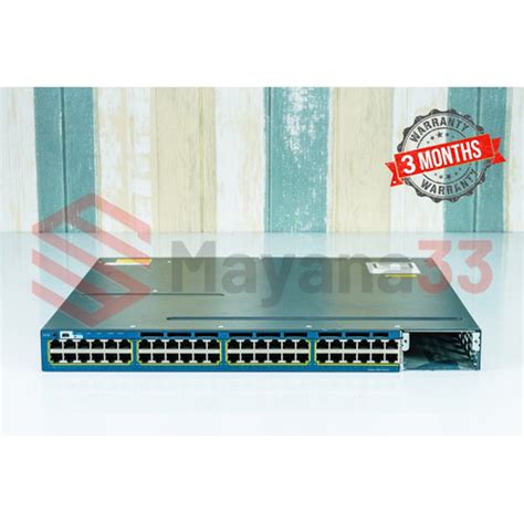 Jual Switch Cisco Catalyst 3560x 48 Port Gigabit C3kx Nm 10g Kota Bekasi Mayana 33 Tokopedia