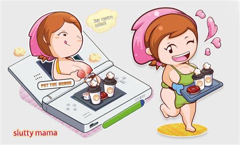 Gosgoz Mama Cooking Mama Cooking Mama Highres Girl D Alternate Breast Size Apron