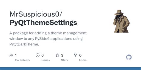Github Mrsuspicious0 Pyqtthemesettings A Package For Adding A Theme Management Window To Any