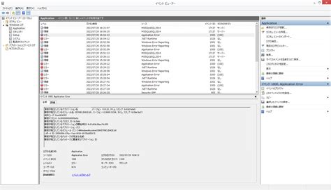 Netアプリケーション「問題が発生したため、プログラムが正しく動作しなくなりました。」