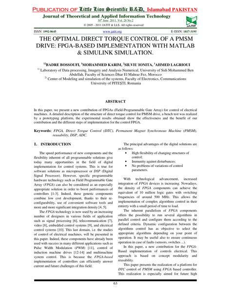 Pdf Dtc Control Based Artificial Neural Network For High Performance Pmsm Drive