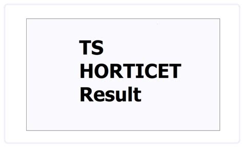Ts Horticet Result 2024
