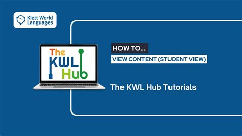 Tutorials Klett World Languages