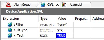 CODESYS Forge CODESYS Forge Talk Visualization Alarm Filtering Latch Variables
