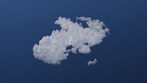 3d Volumetric Cloud Pack 3d Model Cgtrader