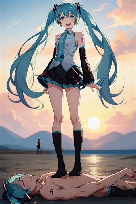 Hatsune Miku Tramples by TramplingFreak on DeviantArt