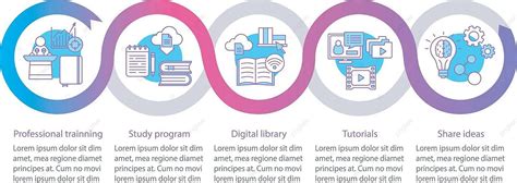 Interactive Training Vector Infographic Template Timeline Tutorial Data