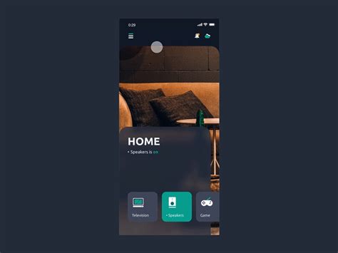 Menu Slidedown For Aurorab App By Aurora Phan For Farmer Studio On Dribbble