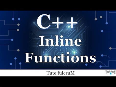 Topic Part C Inline Functions Cpp Inline Functions Cpp Programming Videos YouTube