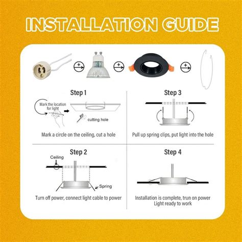 Single Double Triple Eyeball Fitting Gu10 Bulb Holder Replaceable Bulb