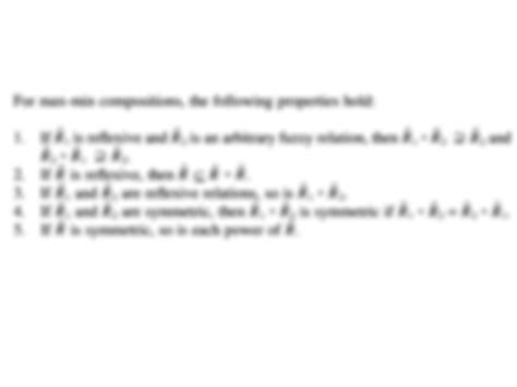 SOLUTION Properties Of Min Max Composition Studypool