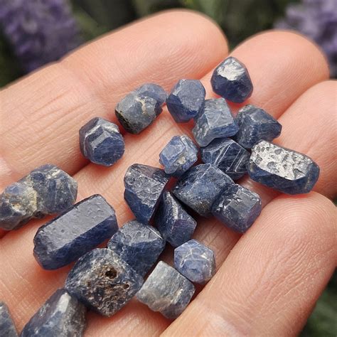 Himalayan Blue Sapphire Crystal Specimen Raw Sapphire Etsy