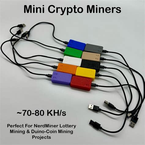 Mini Crypto Miner Nerdminer And Duino Coin Projects Etsy