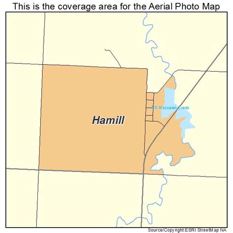 Aerial Photography Map Of Hamill Sd South Dakota