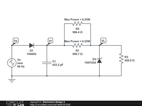 Electronics Design 4 CircuitLab