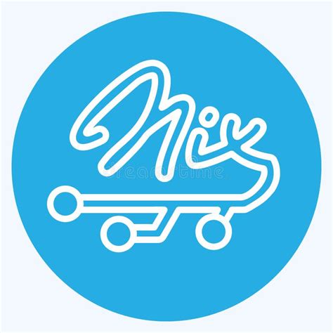 Icon Electronic Signature Suitable For Education Symbol Blue Eyes