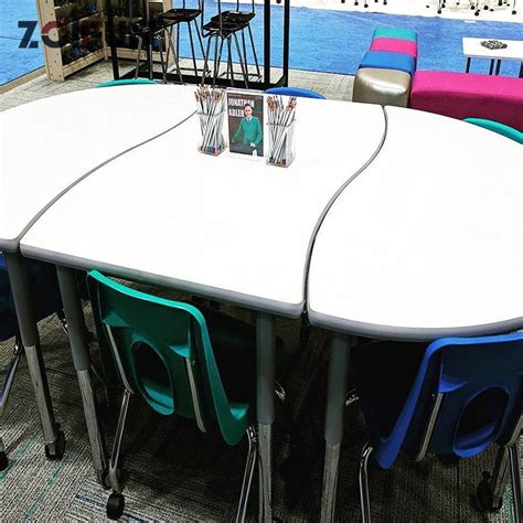 Height Adjustable In 3 Level University Student Training Table Activity