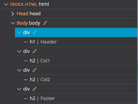 How To Layout 2 Column Header And Footer Beginners Pinegrow Community Forum