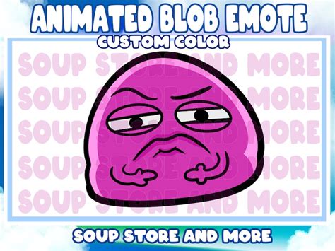 Sus Pink Blob Emote For Twitch Twitch Animated  Sus Emote