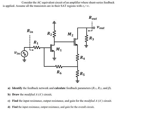 Solved Consider The Ac ﻿equivalent Circuit Of An ﻿amplifier