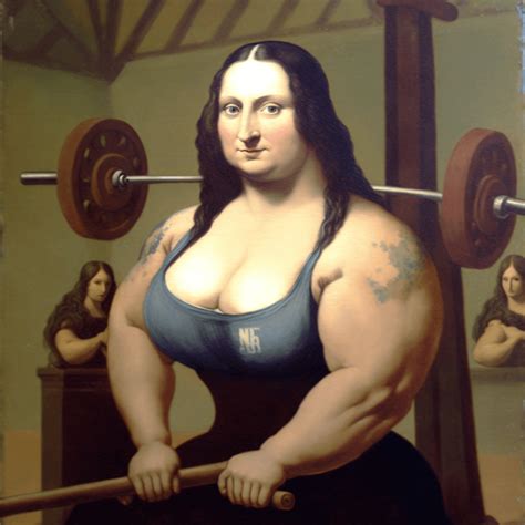 Mona Lisa Goes To The Gym R Midjourney
