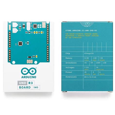 Arduino Uno Rev3 Oryginał A000073 Atmega328p Smd 16 Mhz Usb B