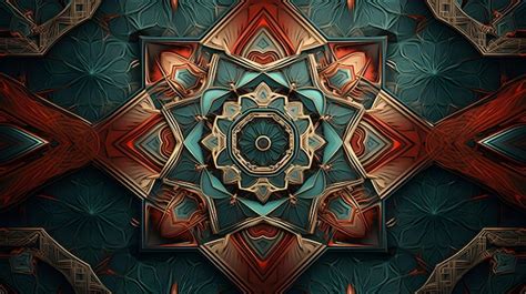 premium ai image abstract background geometric symphony of shapes