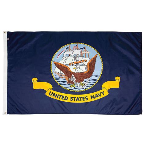 Navy Flags Durable 5 X 8 Nylon Flag