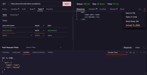 Xml Testing Thunder Client Docs