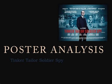 Analysis Of Poster Ppt