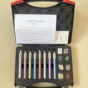 Amazon Com Mohs Hardness Test Kit Scratch Tester Hardness Test Pen Scratch Tester With