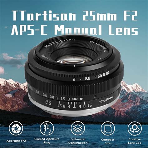 25mm F2 レンズ マニュアルレンズ Aps C ソニーeマウントカメラ Nex 5 Nex C3 Nex 5n Nex 7 に対応