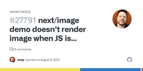 Nextimage Demo Doesnt Render Image When Js Is Disabled · Issue 27791