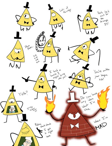 Bill Cy The Triangle Guy By Jayfeather Wings On Deviantart
