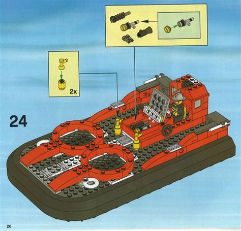 Lego Instructions For Set 7944 Fire Hovercraft City Fire