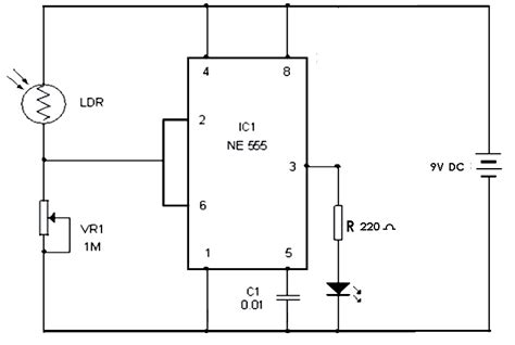 Out Of This World Ldr Circuit Using 555 Glow Plug Timer Diagram