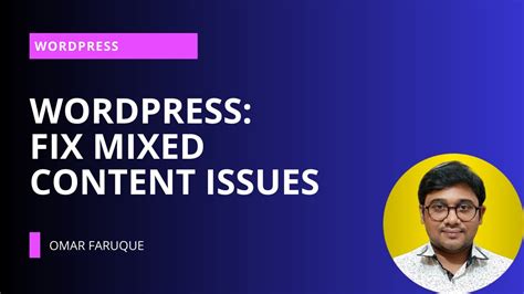 Fix Mixed Content Issue In Wordpress Youtube