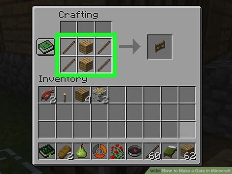 How To Make A Gate In Minecraft Steps With Pictures