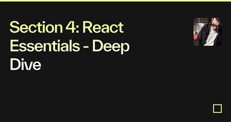 Section 4 React Essentials Deep Dive Codesandbox