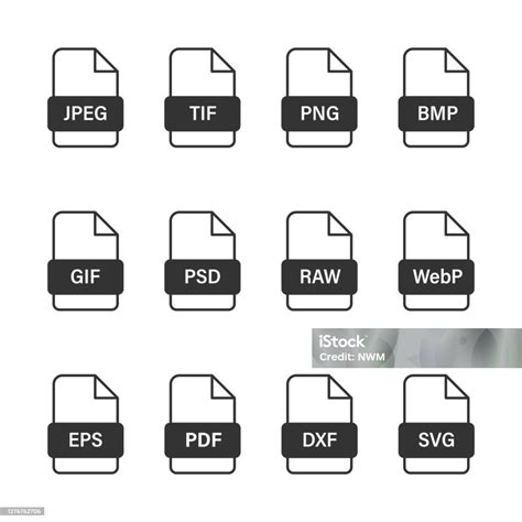 이미지 파일 형식입니다 이미지 유형 아이콘입니다 벡터 일러스트레이션 0명에 대한 스톡 벡터 아트 및 기타 이미지 0명 디자인 라벨 Istock