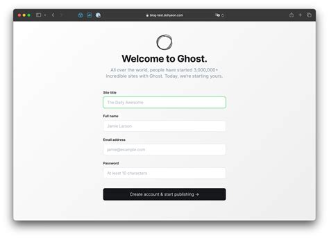 Build Your Own Blog VPS Docker And Ghost