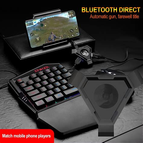 Portable Mobile Bluetooth Adapter Gaming Keyboard Mouse Converter For