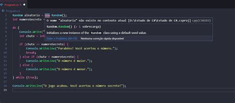 Dúvida Pra mim Aparece este erro nas imagens abaixo o que pode ser C criando sua