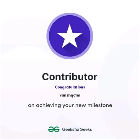 vansh nagpal on linkedin codingjourney geeksforgeeks achievement