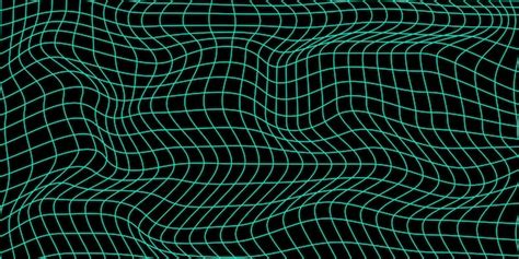 Premium Vector Abstract Distorted Wireframe Wave Vector Curve Surface Background Technology