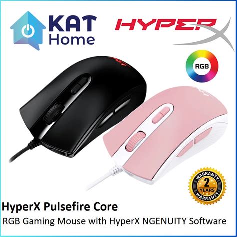 Hyper X Hyperx Pulsefire Core Wired Rgb Gaming Mouse With Hyperx